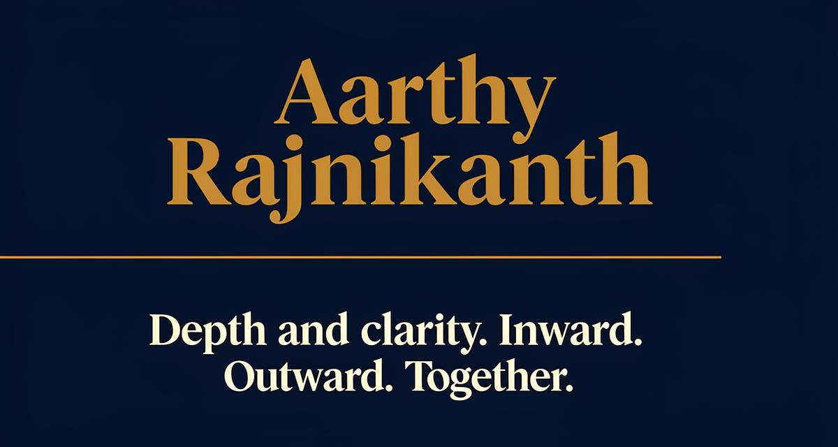 Aarthy Rajnikanth | Forum Facilitator & Leadership Growth Coach
